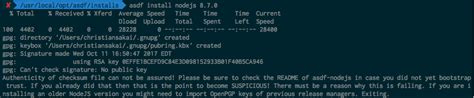 install fails silently when there is no `gpg` command available · issue