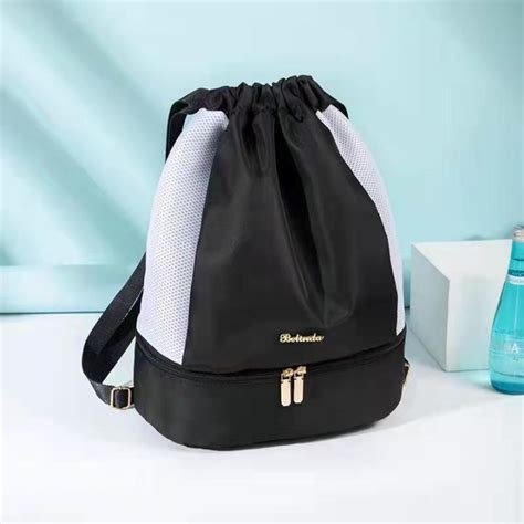 Wsar Cute Large Bld002 Backpack Knapsack With Bottom Shoe Compartment With Zipper Lock Lazada Ph