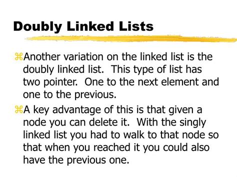 Ppt Doubly Linked Lists Powerpoint Presentation Id3754325