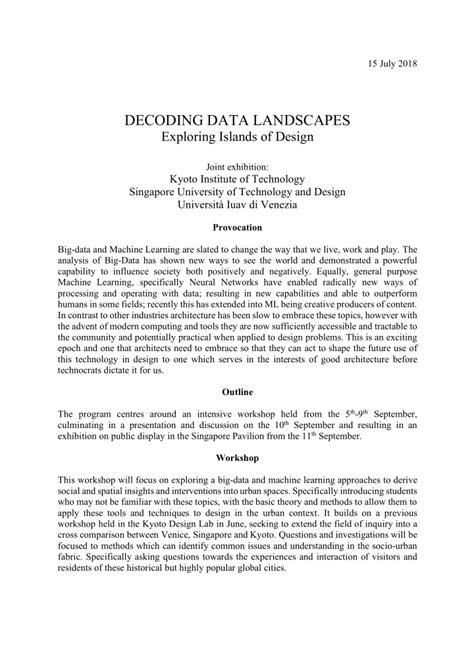 PDF DECODING DATA LANDSCAPES Exploring Islands Of Design Joint PDF Document