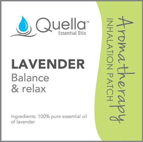 Lavender Patch 25 Pack Quella Essential Oils