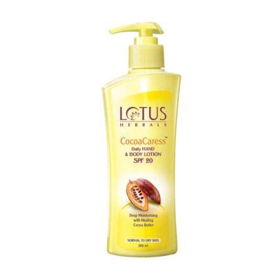 Lotus Herbals Cocoa Caress Daily Hand And Body Lotion Spf 20 250ml Ebay