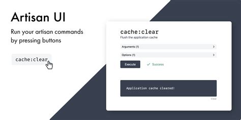 Github Lorisleivaartisan Ui 🧰 Run Your Artisan Commands By Pressing