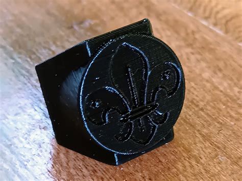 International Scout Fleur De Lis Woggle Canuto O Pasa Pañuelo Con La