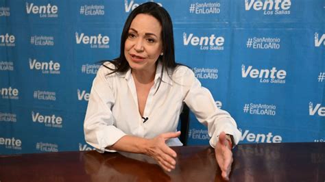 Banned Venezuela Opposition Leader Machado Insists She Is Plan A