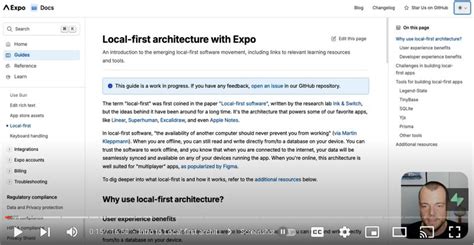 📽️ Local First Realtime Apps With Expo Supabase Legend State 🎤 Thorsten Schaeff Excellent