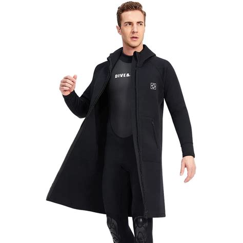 Waterproof Hooded Neoprene Dive Coat 24 Hour Sport