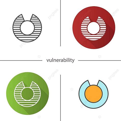 Vulnerability Icon Vector Concept Isolated Vector Vector Concept