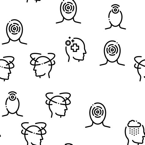 Headache Seamless Pattern Vector 17388258 Vector Art At Vecteezy