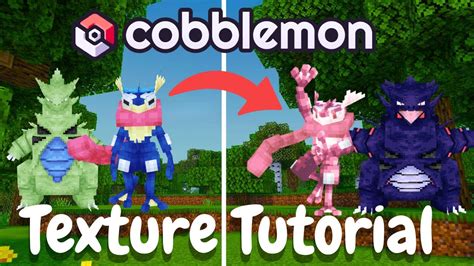 How To Make Custom Cobblemon Textures Full Tutorial Free Template Youtube
