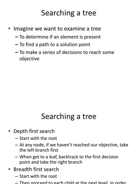 Searching A Tree Pdf Theoretical Computer Science Graph Theory
