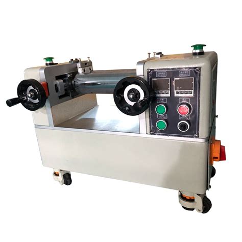 Desktop Color Masterbatch Pvc Plastic Lab Open Mill 【zotai Instrument