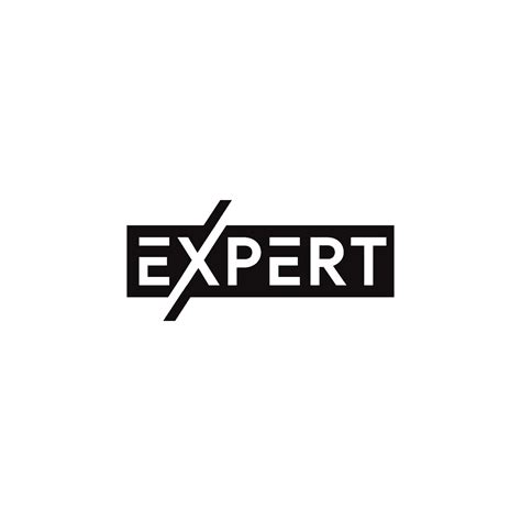 Vector Expert Typography Logo Template Design Vector 20615835 Vector