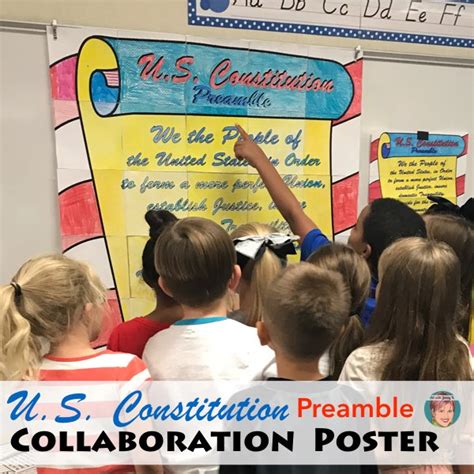 Constitution Day Activity U S Constitution Preamble Collaboration