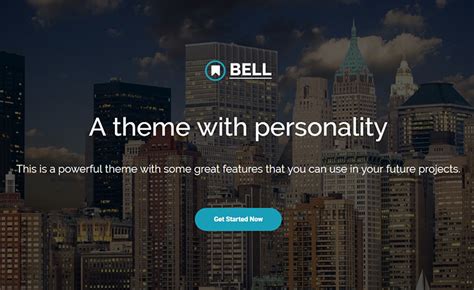 Bell Bootstrap 4 Multipurpose Template