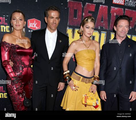 New York City Usa 22nd July 2024 Ryan Reynolds Blake Lively Gigi
