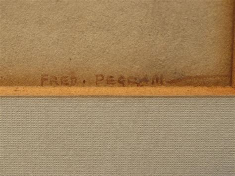 Lot Frederick Pegram British 1870 1937 Pen And Ink Wash Measures 16cm X 26cm