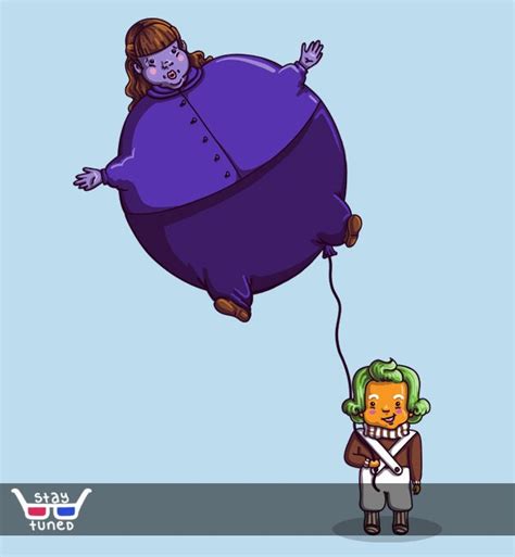 Willy Wonka Veruca Salt Blueberry