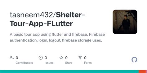 Github Tasneem432shelter Tour App Flutter A Basic Tour App Using