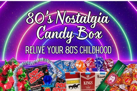 80s Nostalgia Candy Box Retro Throwback T Nostalgic Candy Etsy