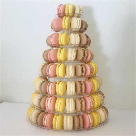 8 Tier Macaron Tower Sugar Glaze Bakery