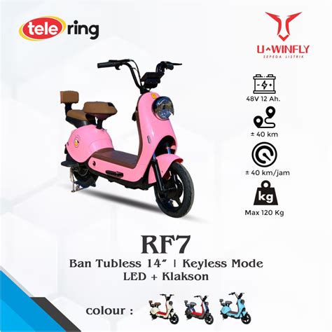 Jual Sepeda Listrik U Winfly Rf7 Shopee Indonesia