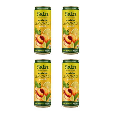 Natural Tea Seta Matcha Lemonade Peach Upside Drinks