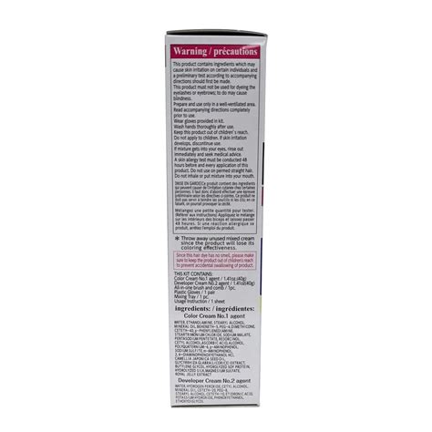 Salon De Pro Hair Dye Without Smell 6 Dark Brown Beyondrx Ca By 99