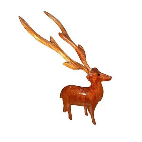 Brown Wooden Deer Structure For Decoration At ₹ 799piece In Bengaluru