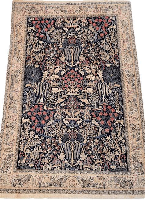 Important Nain By Pahlavan Safai Carpet Collector