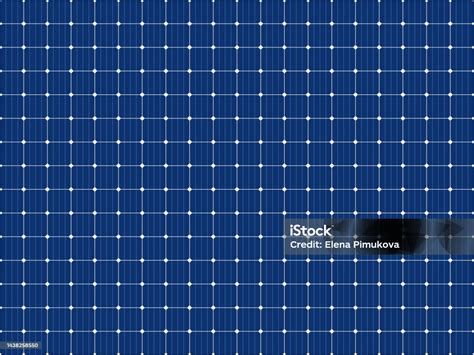 Solar Panel Grid Seamless Pattern Sun Electric Battery Texture Solar