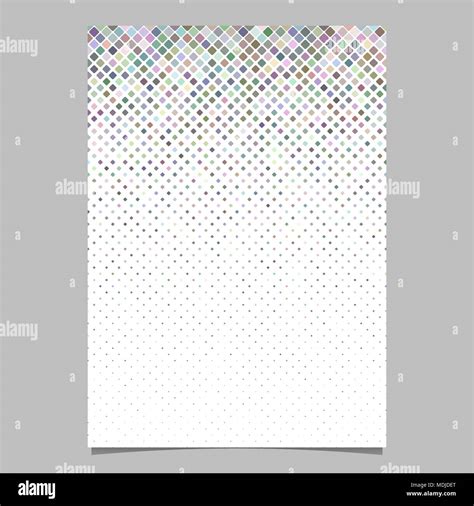 Geometrical Pattern Brochure Template Background Stock Vector Image