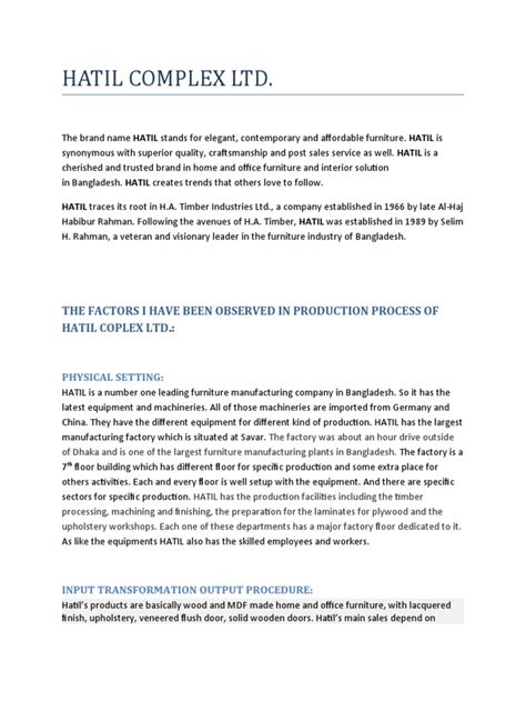 Operation Management Assignment Pdf Forest Stewardship Council Furniture