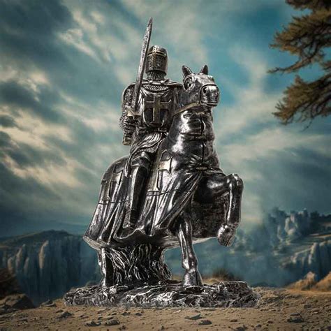 Mounted Crusader Statue Mounted Crusader Statue