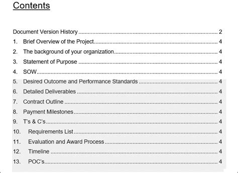 Request For Proposal Template Itsm Docs Itsm Documents And Templates