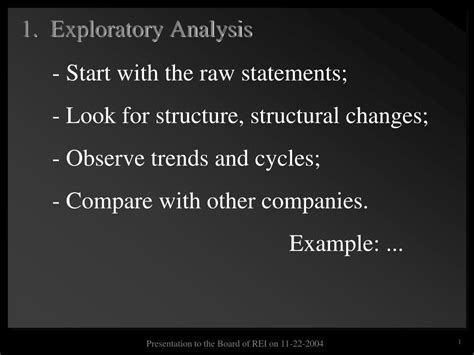 Ppt 1 Exploratory Analysis Powerpoint Presentation Free Download Id5446048 Ppt 1 Exploratory Analysis Powerpoint Presentation Free Download Id5446048
