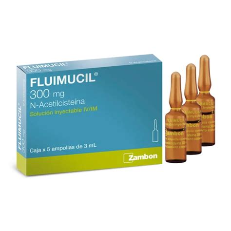 Fluimucil 300mg N AcetilcisteÍna ZambÓn Incolvet