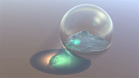 Water Bub Experimenting With Caustics Volumetric Light R Retrocgi