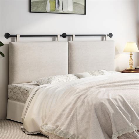 Headboard Headboards Queen Size Wall Mounted Bed Headboard With Linen