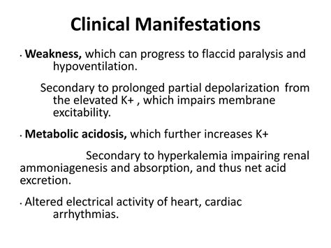 Acute Management Of Hyperkalemia Ppt