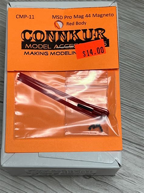 Connkur Cmp11 Msd Pro 44 Magneto Red With Red Wires Wesmodelcarcorner