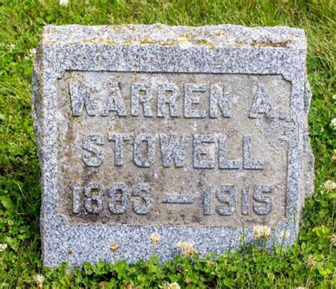 Warren Asa Stowell 1883 1915 Find A Grave Memorial