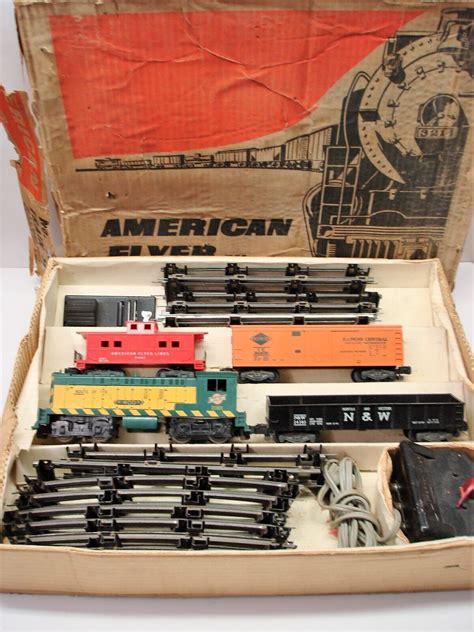 20410 American Flyer Flying Freighter Diesel Train Set In Ob [lot 5 S44