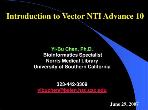 Ppt Introduction To Vector Nti Advance 10 Powerpoint Presentation