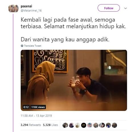 Nyesek Maksimal Kisah Cinta Ini Berakhir Cuma Kakak Adik Zone
