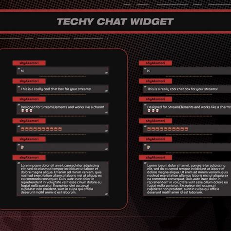 Custom Twitch Chat Box Css Etsy