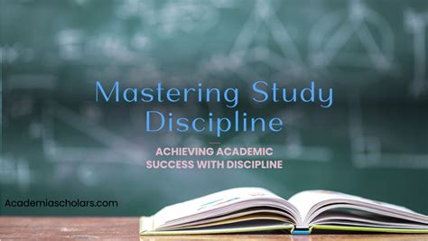 Mastering Study Discipline