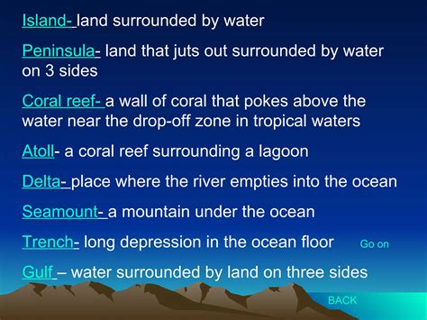 Landforms Notes On Landforms And How They Are Created With Visuals Ppt