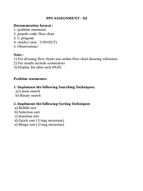 C Program Search And Sort Techniques Pdf Technology And Engineering