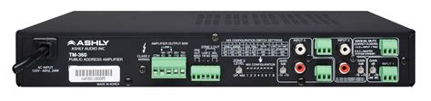 Tm Compact Mixer Amplifiers Ashly